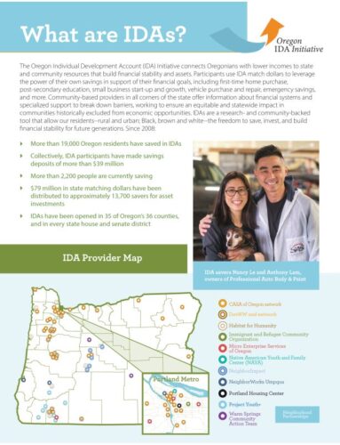 About the Oregon IDA Initiative